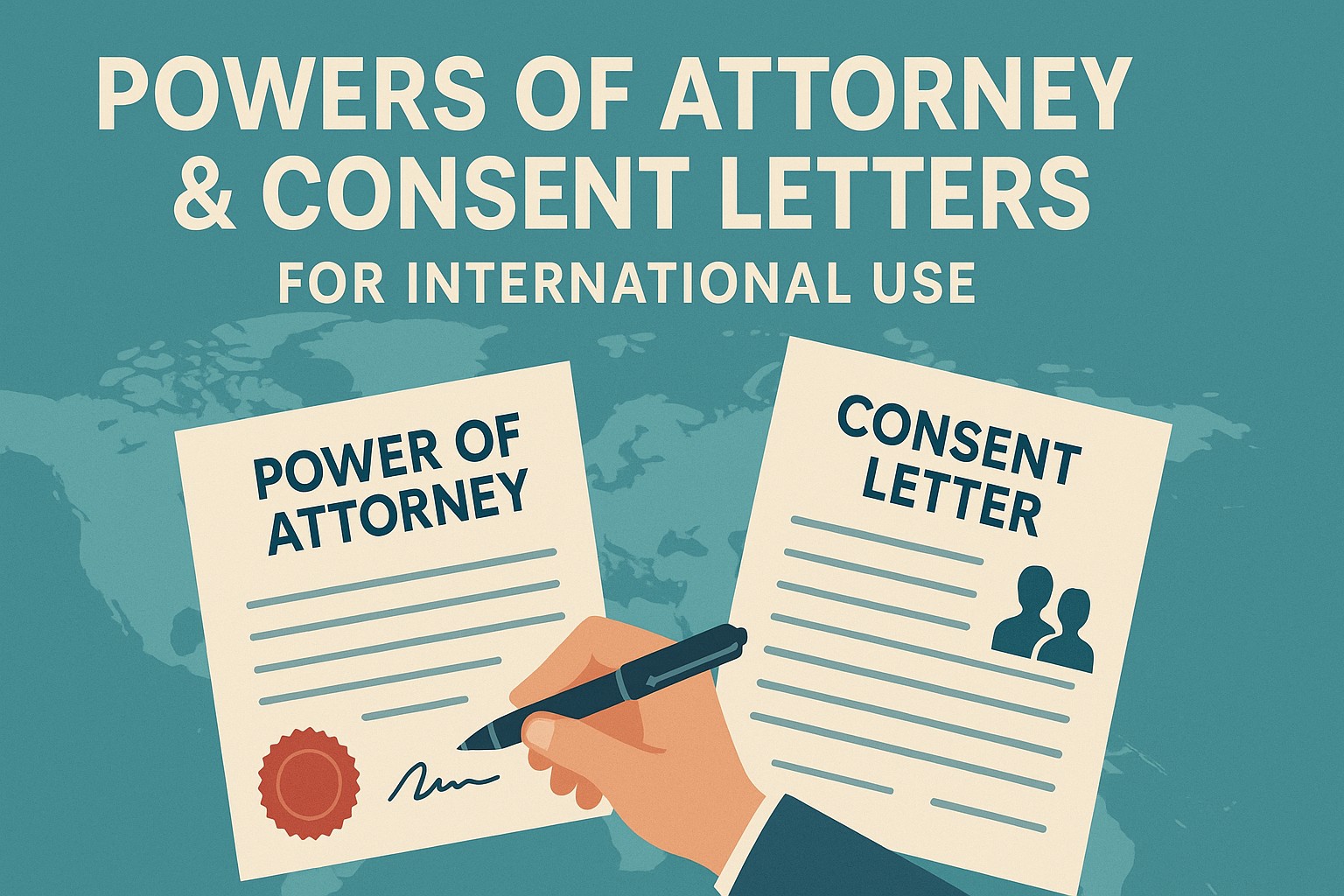 Powers of Attorney & Consent Letters for International Use | American ...